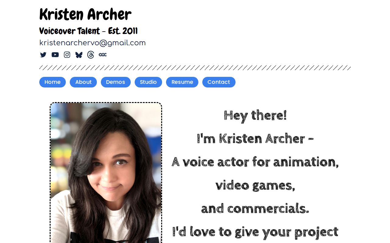 Kristen Archer Voiceover Talent